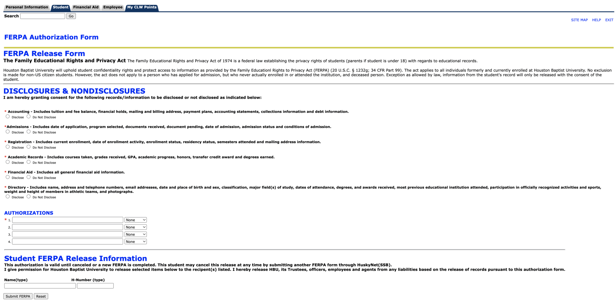 Gaining Access to University Systems | Houston Christian University