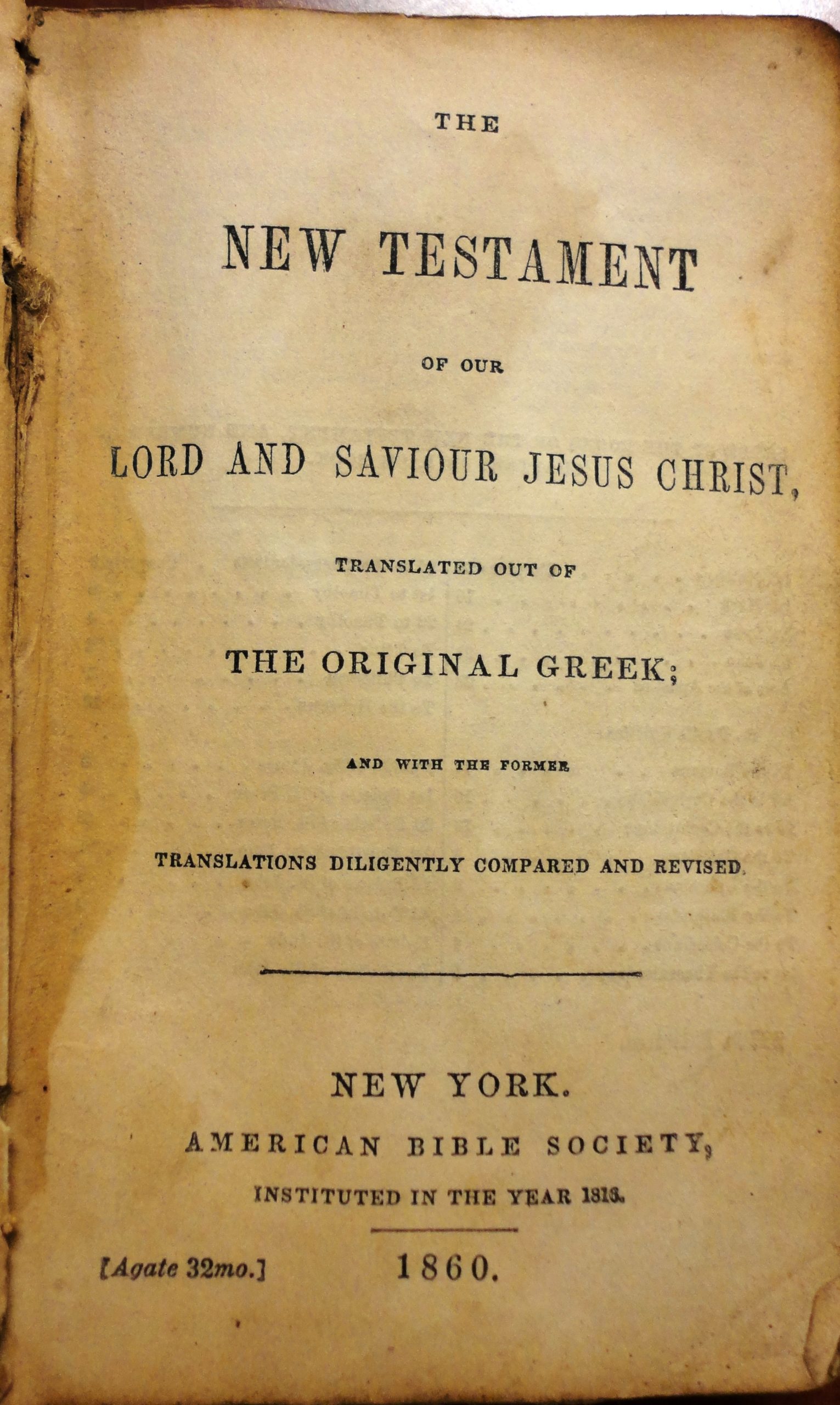 They Read the Same Bible: Bibles from the American Civil War | Houston ...