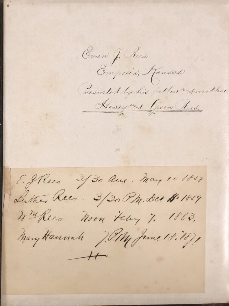 Rees, Evan (b.1857) | Museums