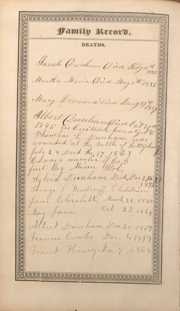 Dunham, Albert (1804-1845) and Sylvia Cowles (1803-1893) | Museums