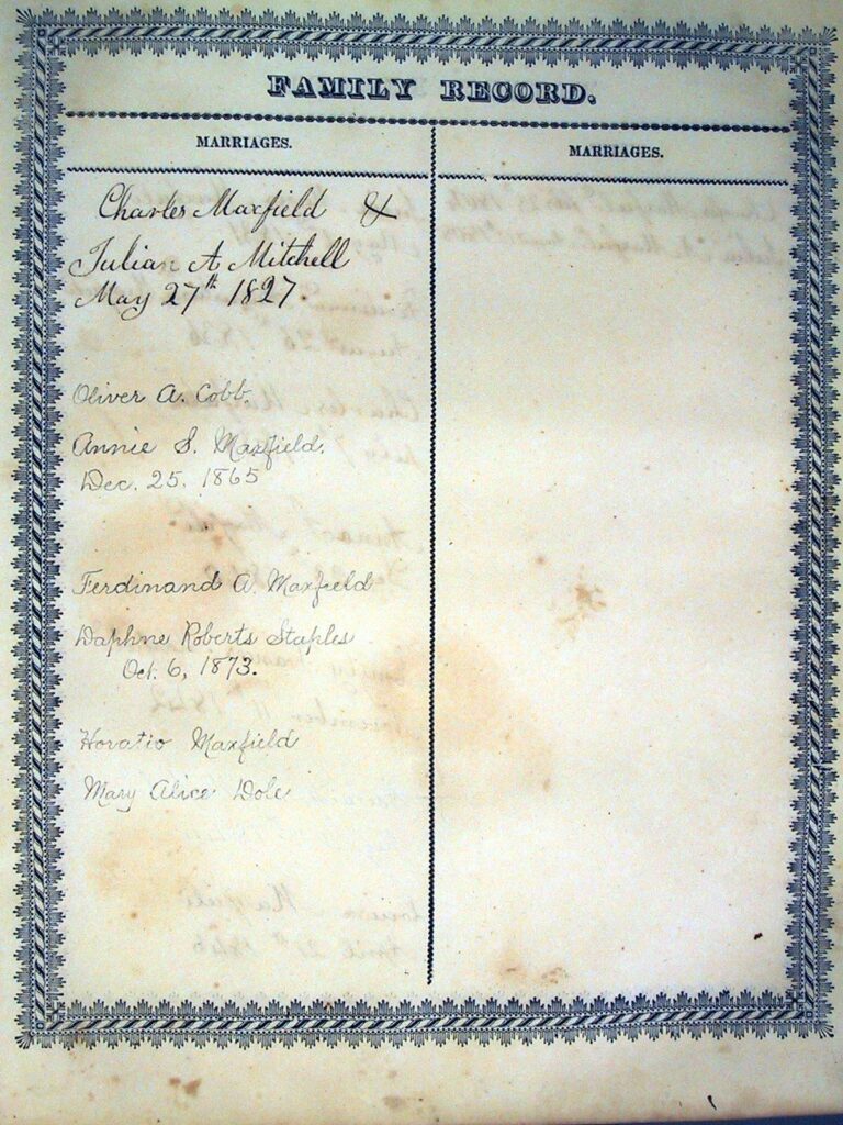 Maxfield, Charles (1804-1897) and Julia Mitchell (1808-1874) | Museums