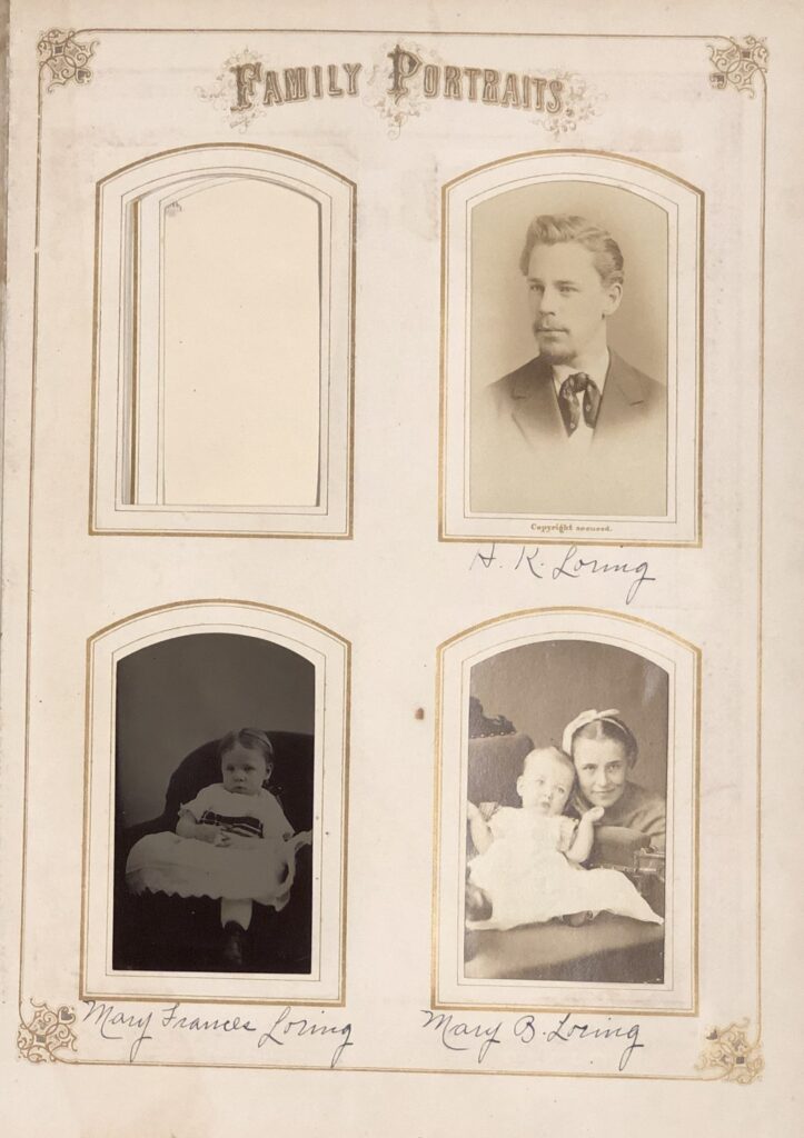 Loring, Henry (1847-1916) and Mary Berry (1849-1875) | Museums