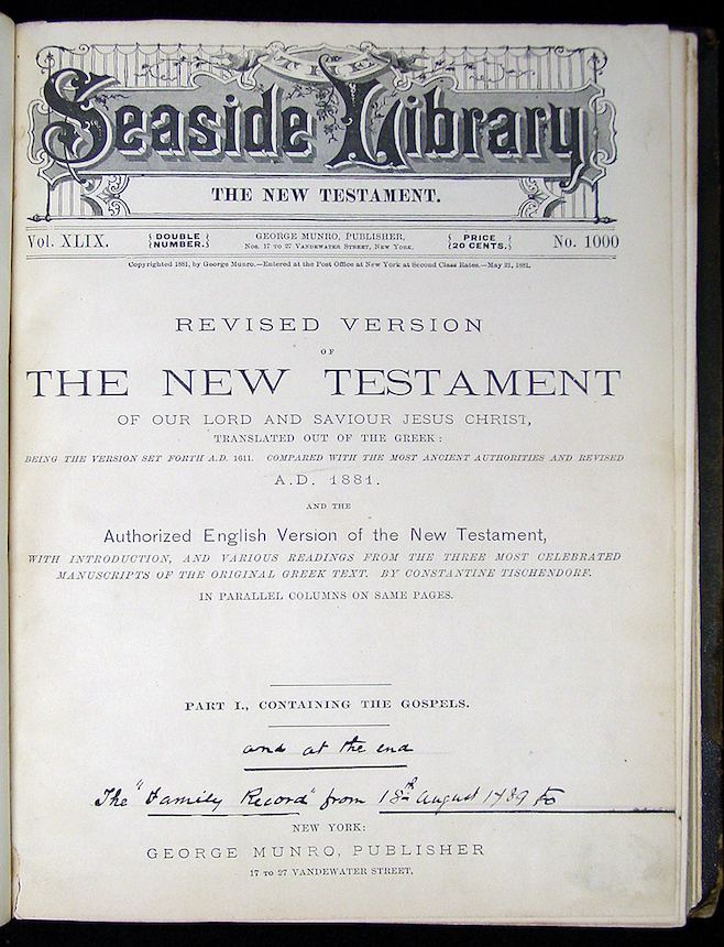 Ryder, William (1818-1910) and [1]Mary Ann Wadsworth (1818-1863), and ...