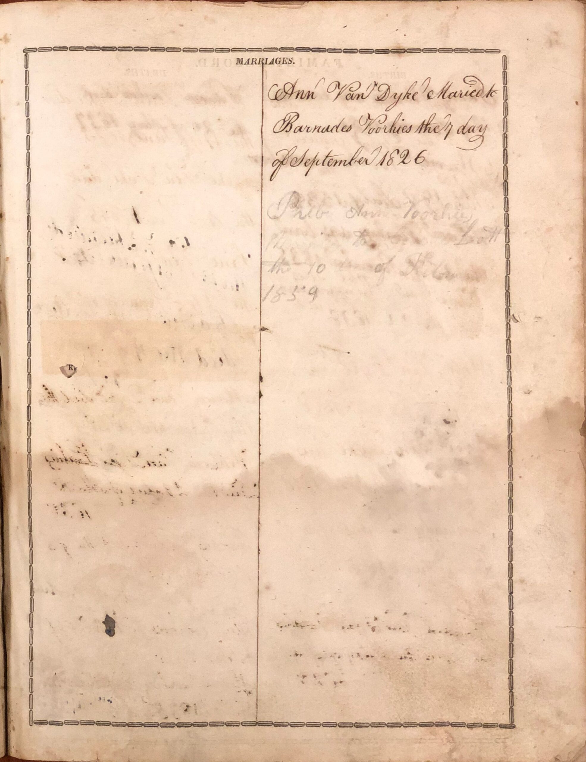 Van Dyke, William (1755-1823) and Maria Ryder (1769-1828). | Houston ...