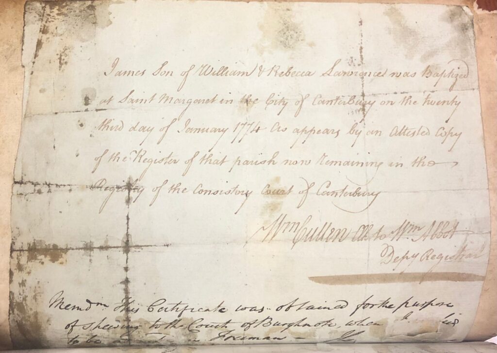 Lawrence, John and Elizabeth Atwell, married 1744. | Museums