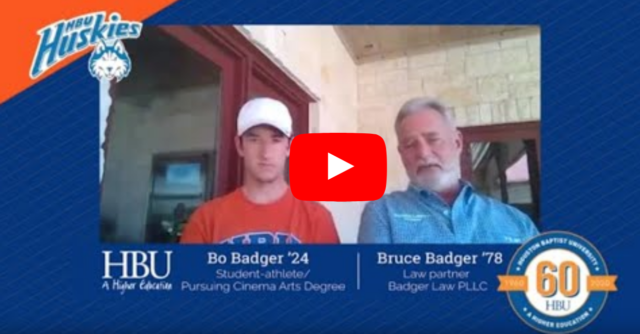 #157 - Bruce and Bo Badger | Houston Christian University