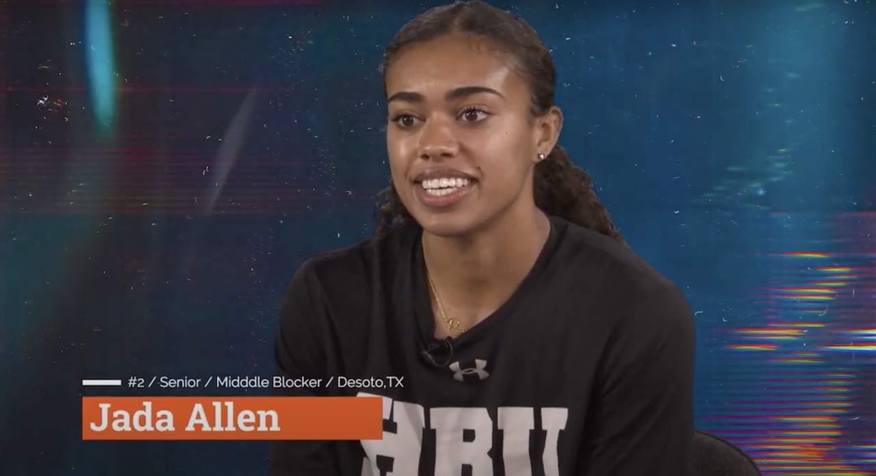 #247: Jada Allen, a student-athlete on the HCU Volleyball team is ...